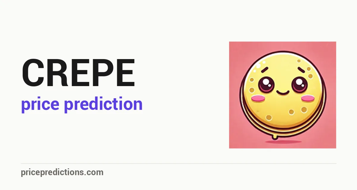 CREPE (CREPE) Preisprognose 2026 — Live 0.00001487$ Forecast